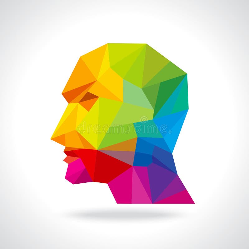 Human Head Thinking a New Idea Stock Vector - Illustration of invention ...