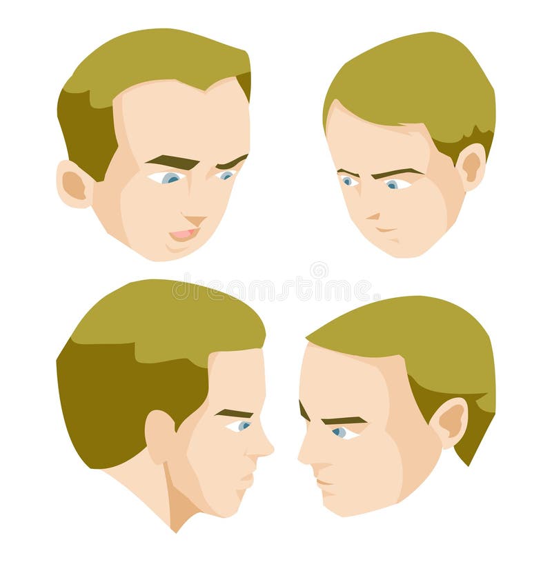 Human Heads stock vector. Illustration of skin, heads - 45372855