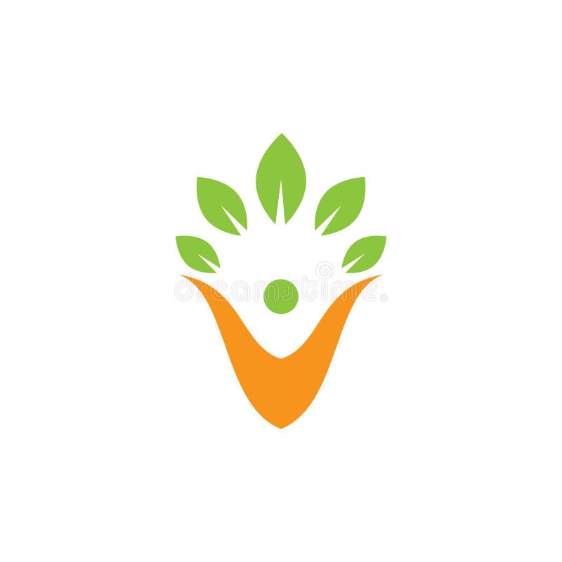 Human healthy logo design stock vector. Illustration of graphic - 106979683