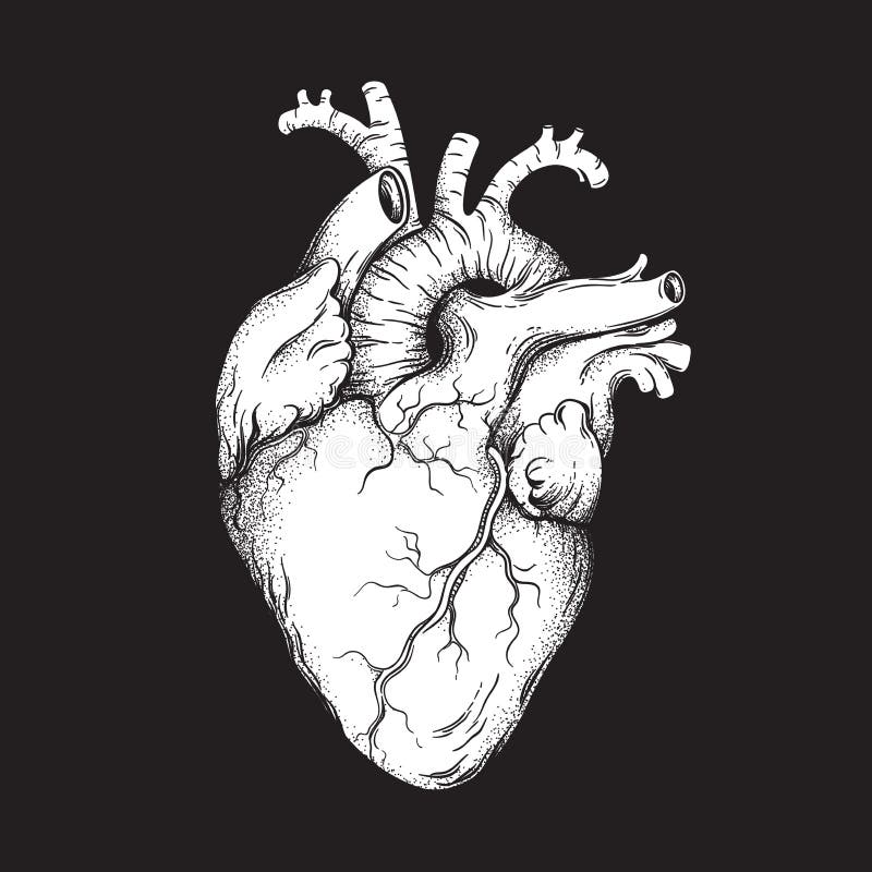 Tattoo Flash Heart Illustration Stock Illustrations – 483 Tattoo Flash ...