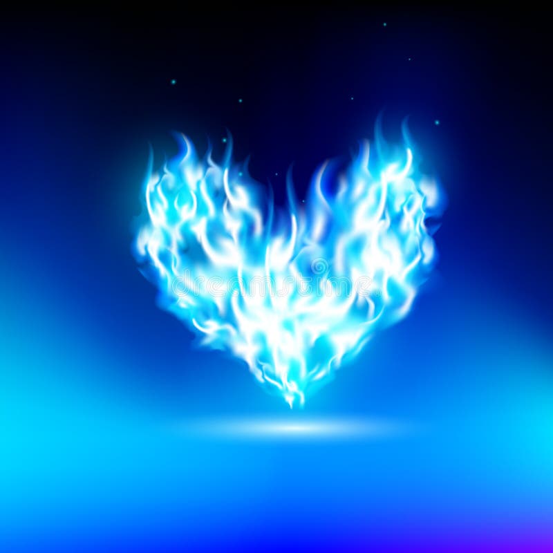 Human heart stock vector. Illustration of fire, cold - 50784449