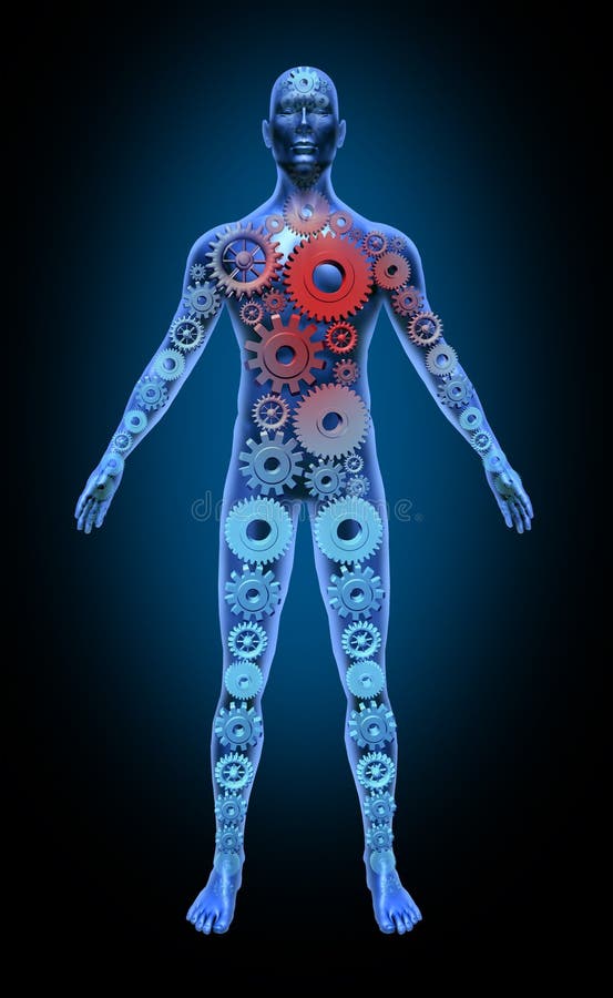 Human Heart Condition Stroke Attack Red Blood Circ Stock Illustration ...