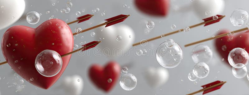 Human Heart Surrounded by Arrows on a Light Background Captures the ...