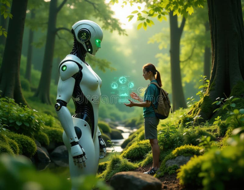 A Human and a High-tech Robot on a Field Join Forces To Protect Nature ...