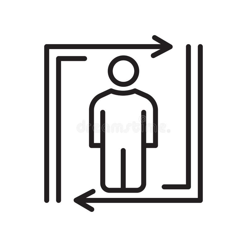 Human Icon Vector Sign And Symbol Isolated On White Background Stock ...
