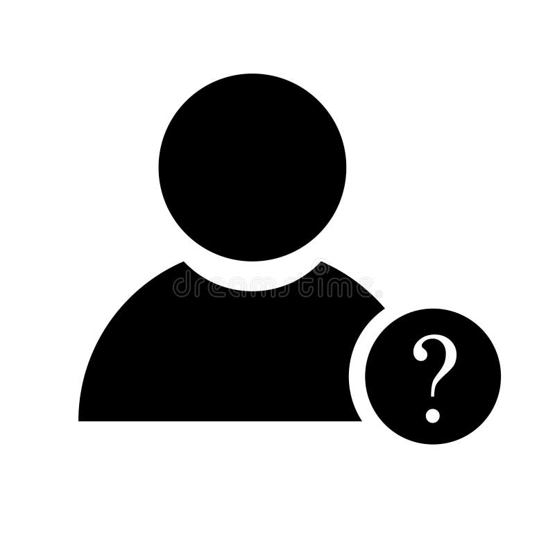 Human Icon on a White Background, Vector Illustration Stock Vector ...