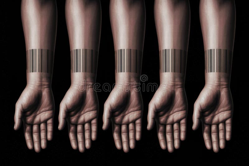 Barcode Tattoos Stock Illustrations – 6 Barcode Tattoos Stock ...