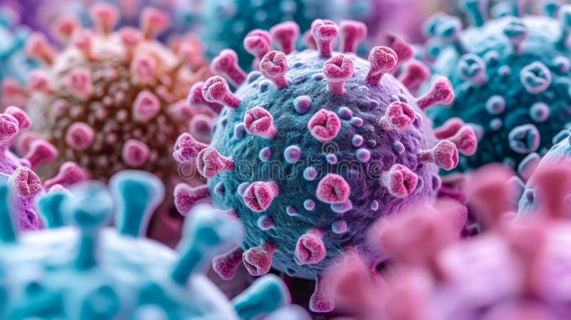 Human Immunodeficiency Virus (HIV) Under a Microscope AI Generated ...