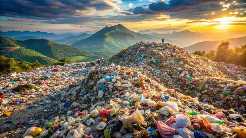 Human Impact on the Environment and Ecology Plastic Waste Dump ...