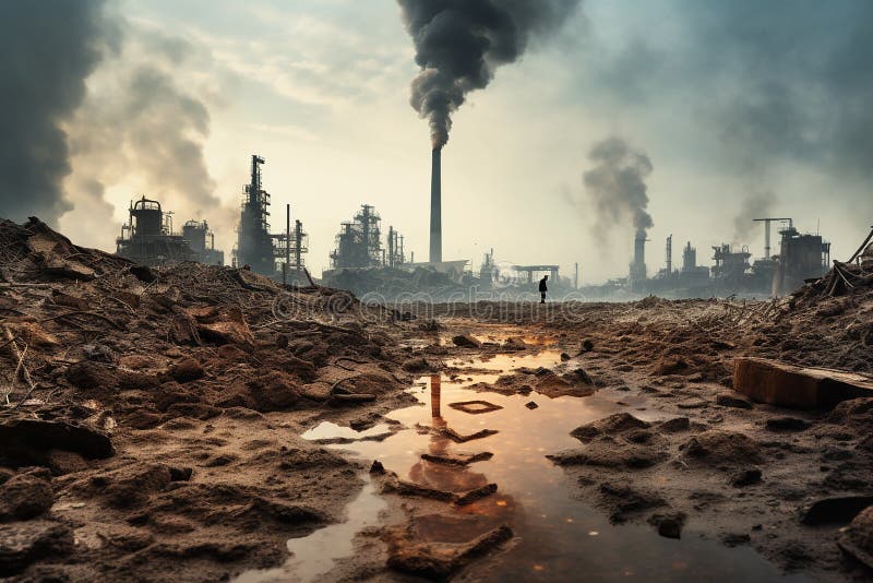 Human Impact on Environment Stock Photo - Image of change ... Human Impact on Environment Stock Photo - Image of change ...