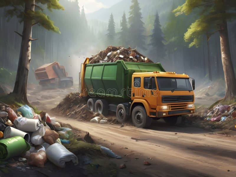 Human Impact Unveiled. Contrasting Waste Management and Pristine Nature ...