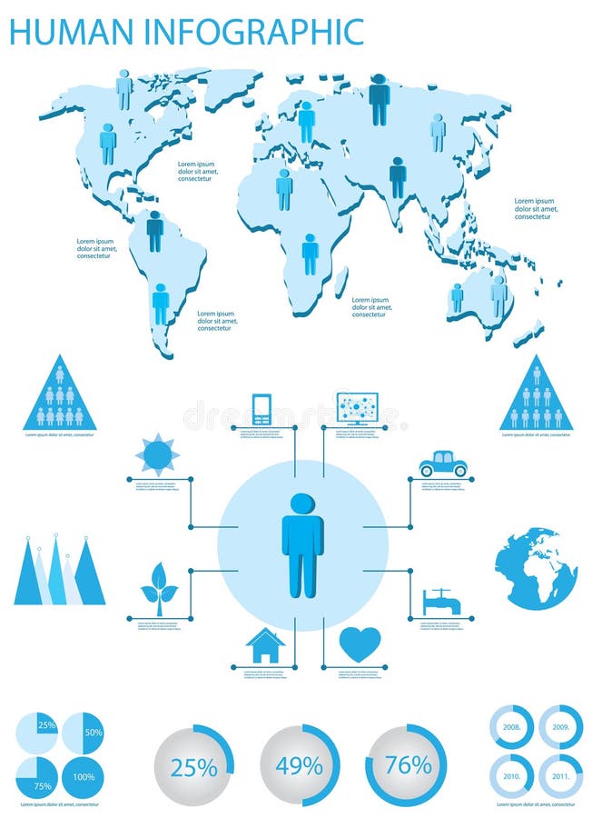 Business Infographics Elements Stock Vector - Illustration of data ...