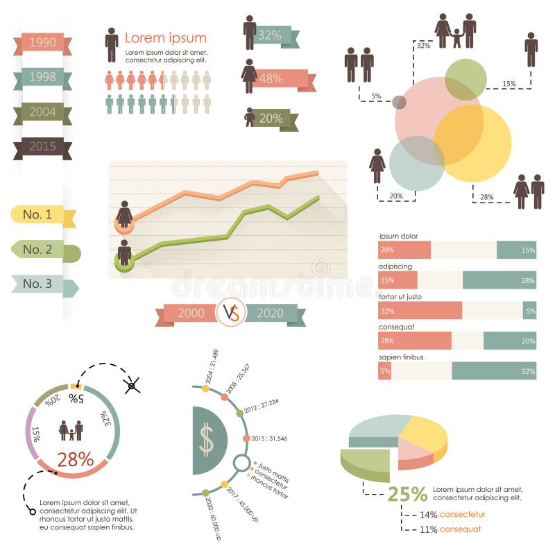 Human Infographic Vector Illustration. Stock Vector - Illustration of ...