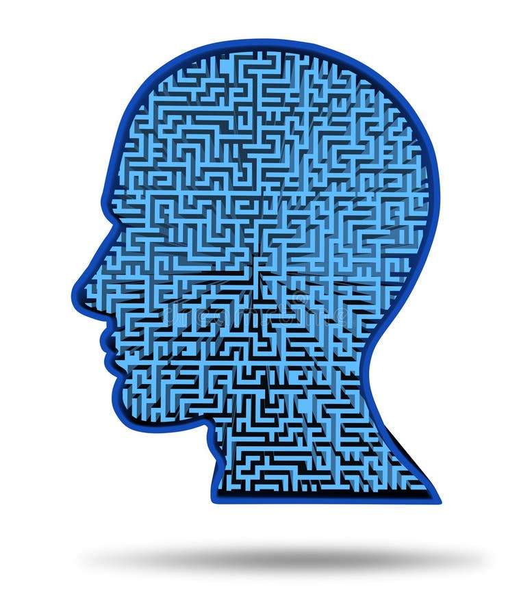 Human Intelligence Research Symbol Stock Illustration - Illustration of ...