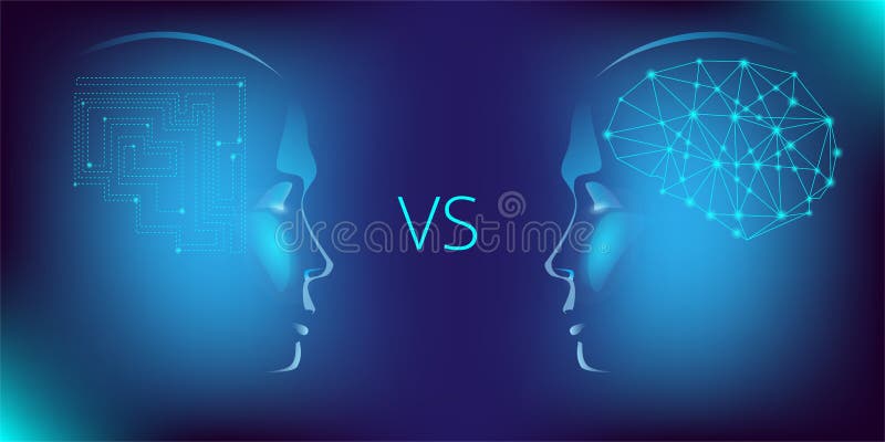 Intelligence Versus Strength. Chess Player and Riot Police with a Baton ...