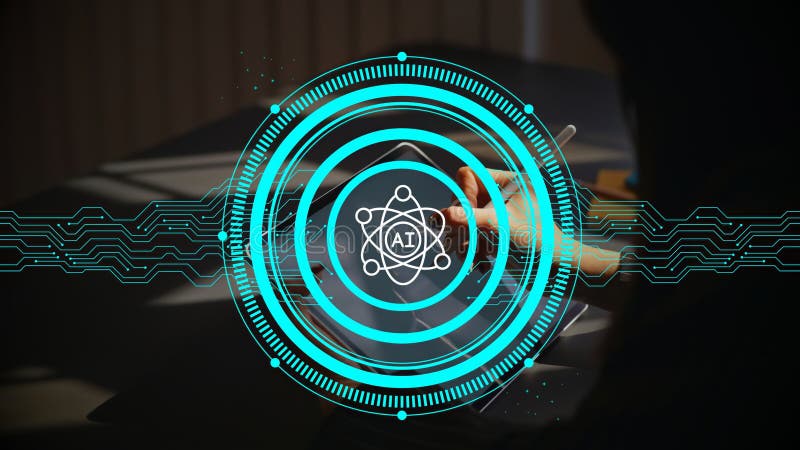 Human Interact with AI Artificial Intelligence Virtual Assistant ...