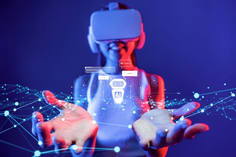 Human Interact with AI Artificial Intelligence Virtual Assistant FaaS ...