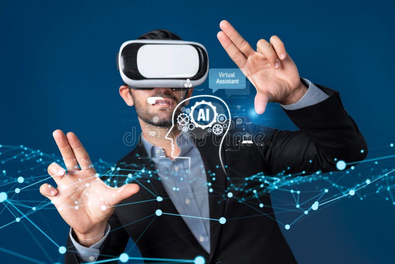 Human Interact with AI Artificial Intelligence Virtual Assistant FaaS ...