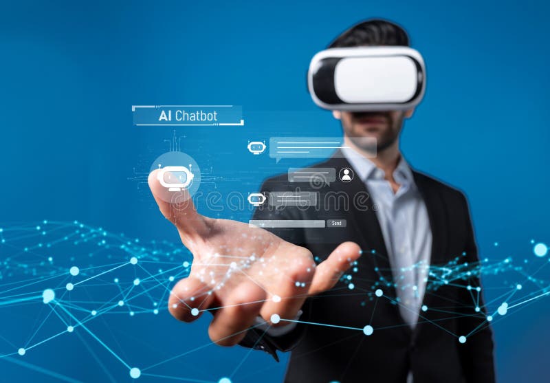 Human Interact with AI Artificial Intelligence Virtual Assistant FaaS ...