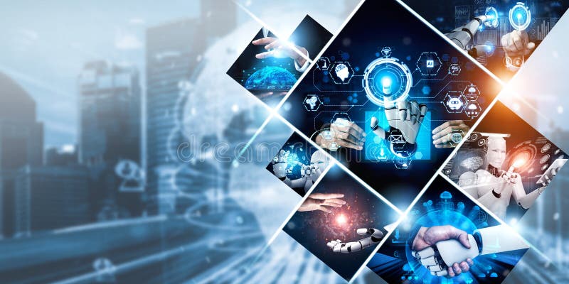 Human Interact with AI Artificial Intelligence Virtual Assistant EIDE ...