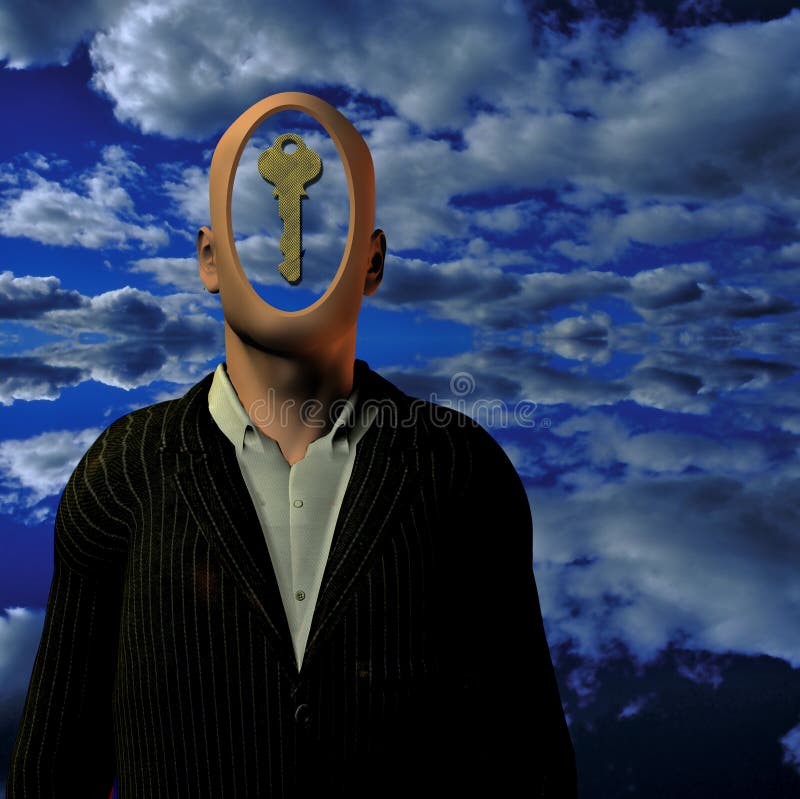 Human Key stock illustration. Illustration of business - 19786072