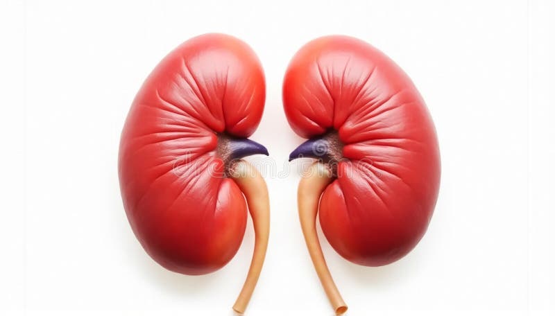Human Kidneys - a Closer Look Stock Illustration - Illustration of ...