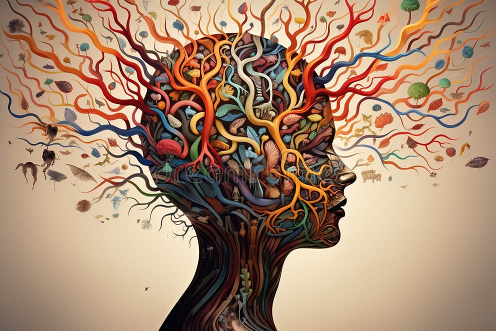 Human labyrinthine brain stock photo. Image of abstract - 300803696