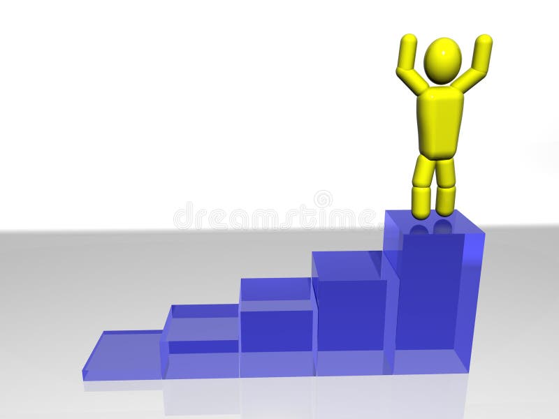 Human On Ladder Picture. Image: 6093378