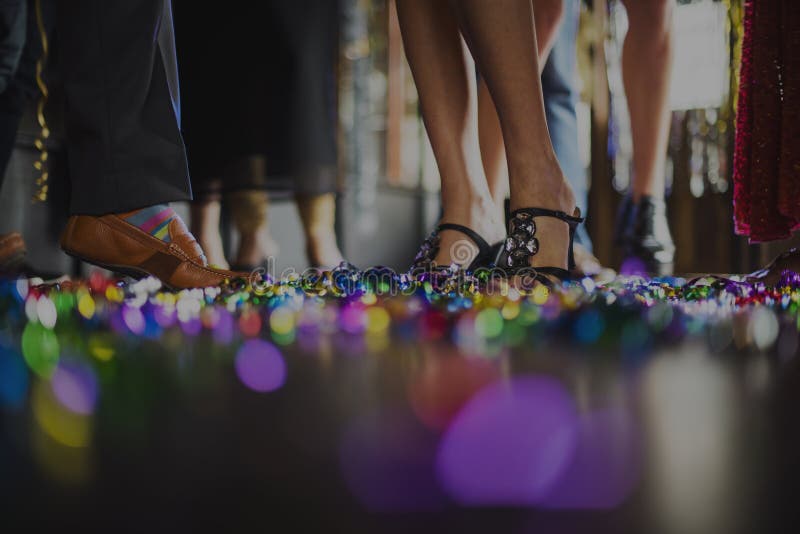 Human Leg Dance Hall Party Recreation Concept Stock Photo - Image of ...