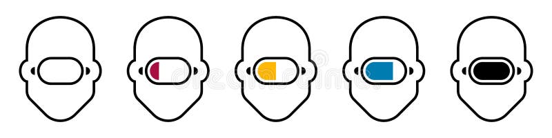 Brain Loading Concept Head Stock Illustrations – 186 Brain Loading ...