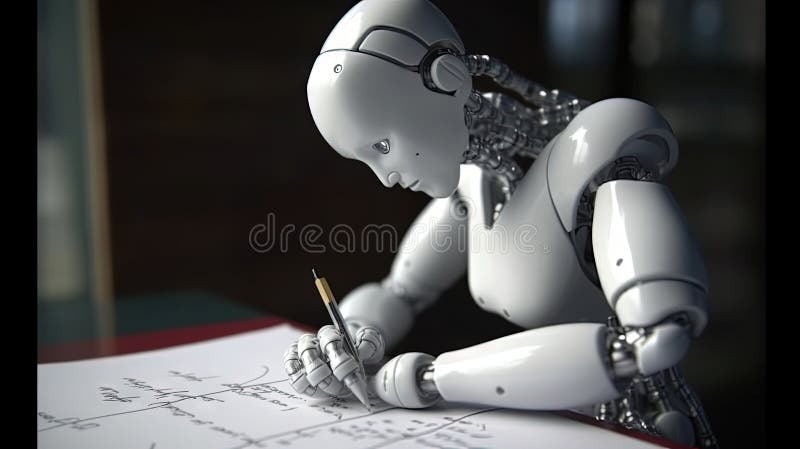 Writing Robot Stock Illustrations – 3,107 Writing Robot Stock ...