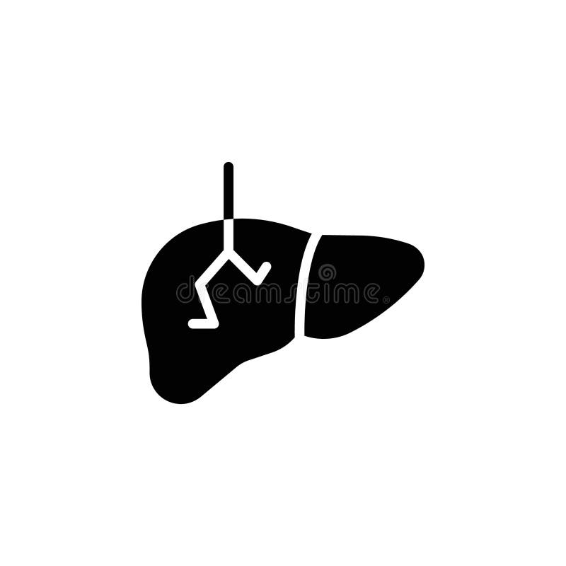 Human Liver Icon Web Design in Vector Stock Vector - Illustration of ...