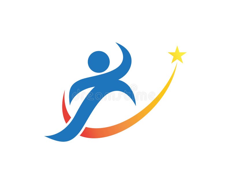 Human logo vector template stock vector. Illustration of abstract ...