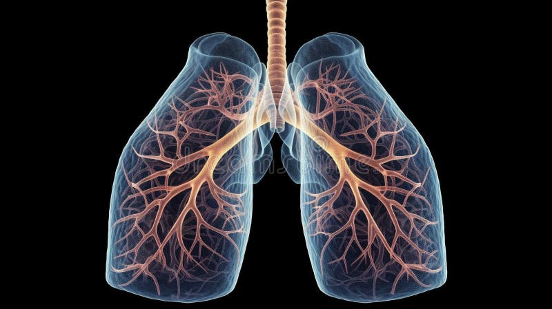 Human lung inner system stock illustration. Illustration of wing ...