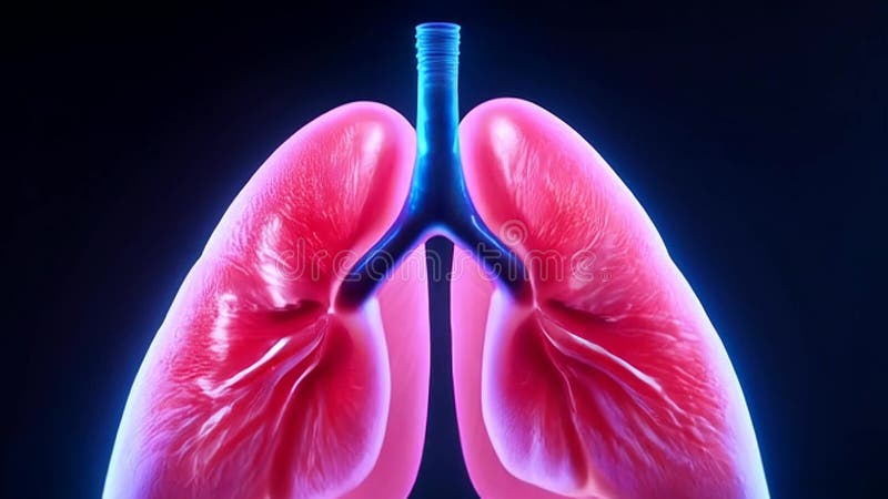 Human Lungs 3D Animation Medical Visualization of Respiratory System ...