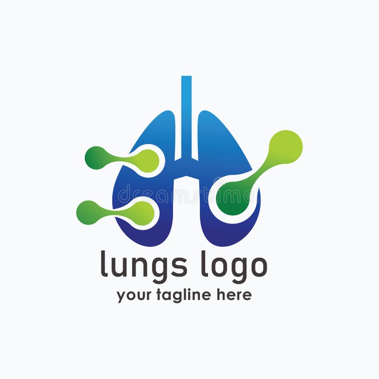 Human Lungs Logo Designs Template, Lungs Technology Logo Design Vector ...