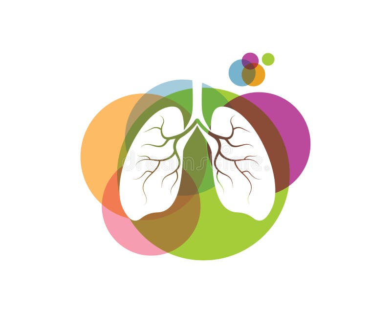 Human Lungs Logo Icon Vector Illustration Design Stock Vector ...