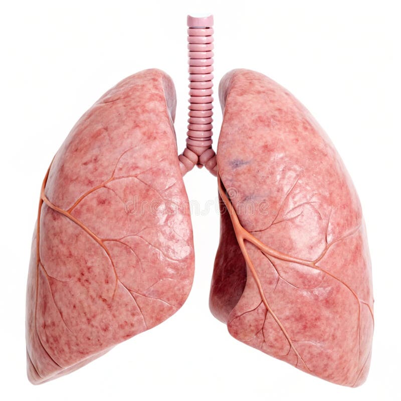Lungs on Transparent Background Stock Illustration - Illustration of ...