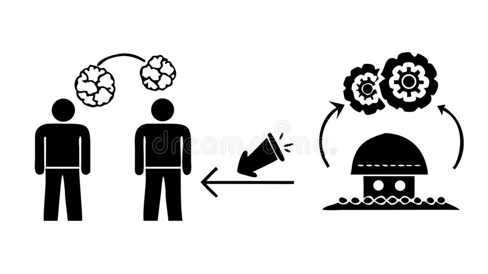 Machine Interaction Themes Stock Illustrations – 2,032 Machine ...