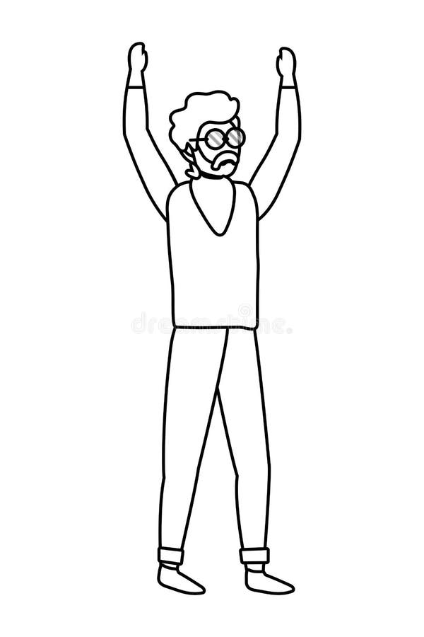 Human man cartoon stock vector. Illustration of fashion - 145125977