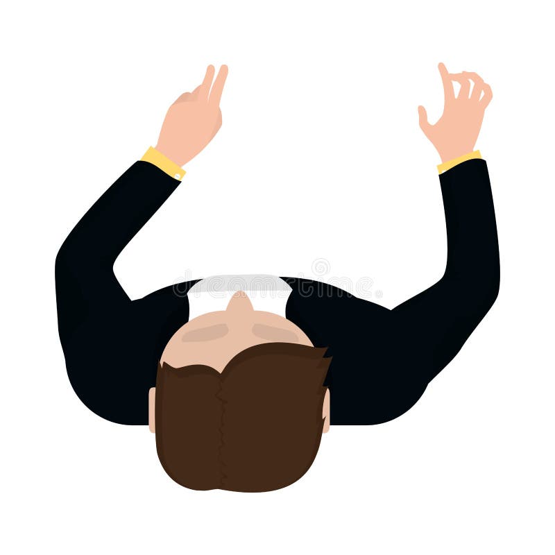 Human man cartoon stock vector. Illustration of palm - 143198150