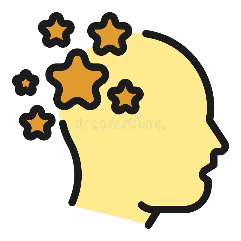 Human Memories Icon Vector Flat Stock Vector - Illustration of emotion ...