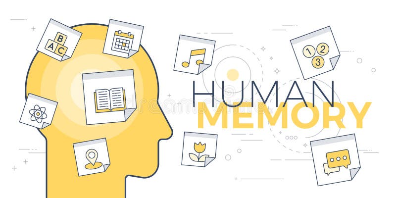 Human memory concept stock vector. Illustration of mental - 114974584
