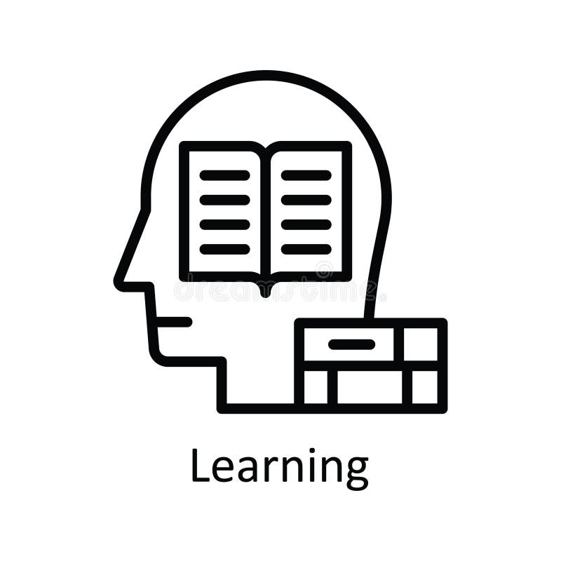 Human Mind Vector Outline Icon Design Illustration. Human Mentality ...