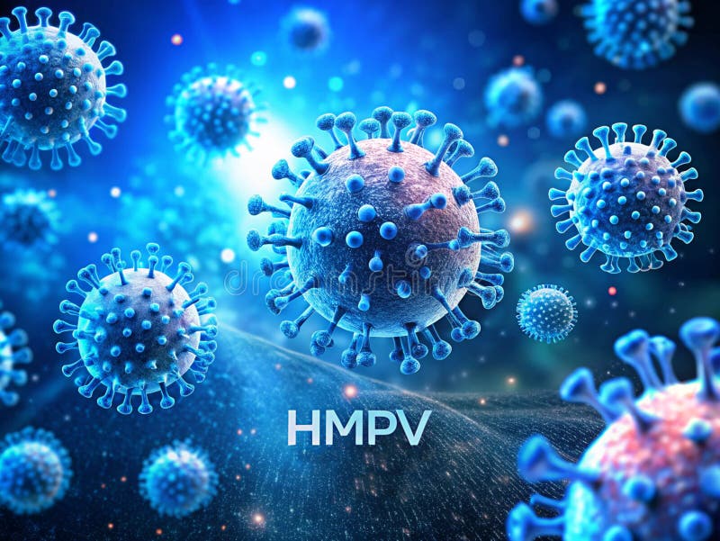 Human Metapneumovirus, HMPV Generative Ai Stock Illustration ...