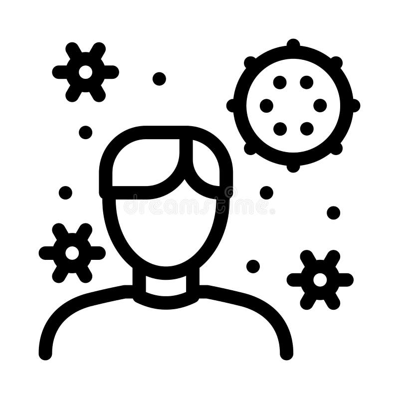 Human Microbe Icon Vector Outline Illustration Stock Vector ... Human Microbe Icon Vector Outline Illustration Stock Vector ...
