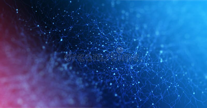 Human Mind Cells. Neuron Network. Data Analysis. Digital Artificial ...