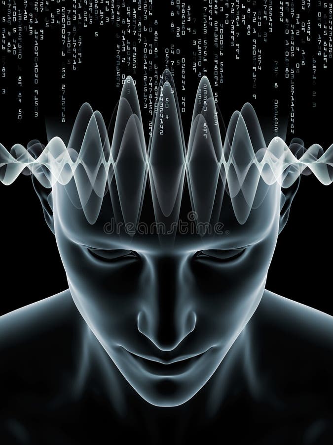 Human Mind Elements stock illustration. Illustration of flow - 123550359