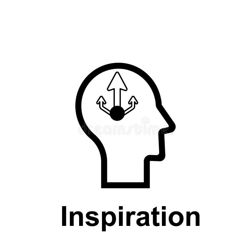 Human Mind, Inspiration Icon. Element of Human Mind Icon for Mobile ...