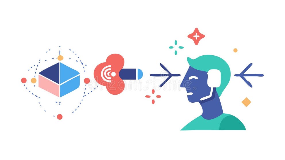 Human Mind and Perception, Eye and Thought Process Vector, Vector ...